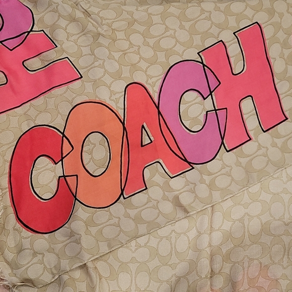 Coach | Accessories | Coach Signature Shawl | Poshmark